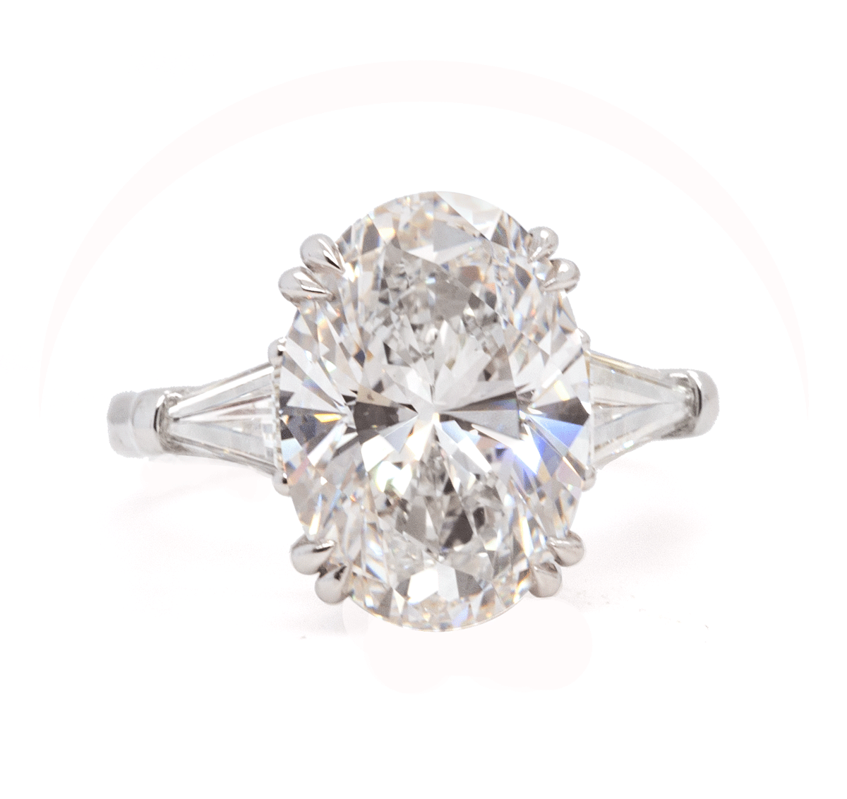 Extraordinary 5.22ct Internallty Flawless Oval diamond ring - Weber Goldsmith Gallery